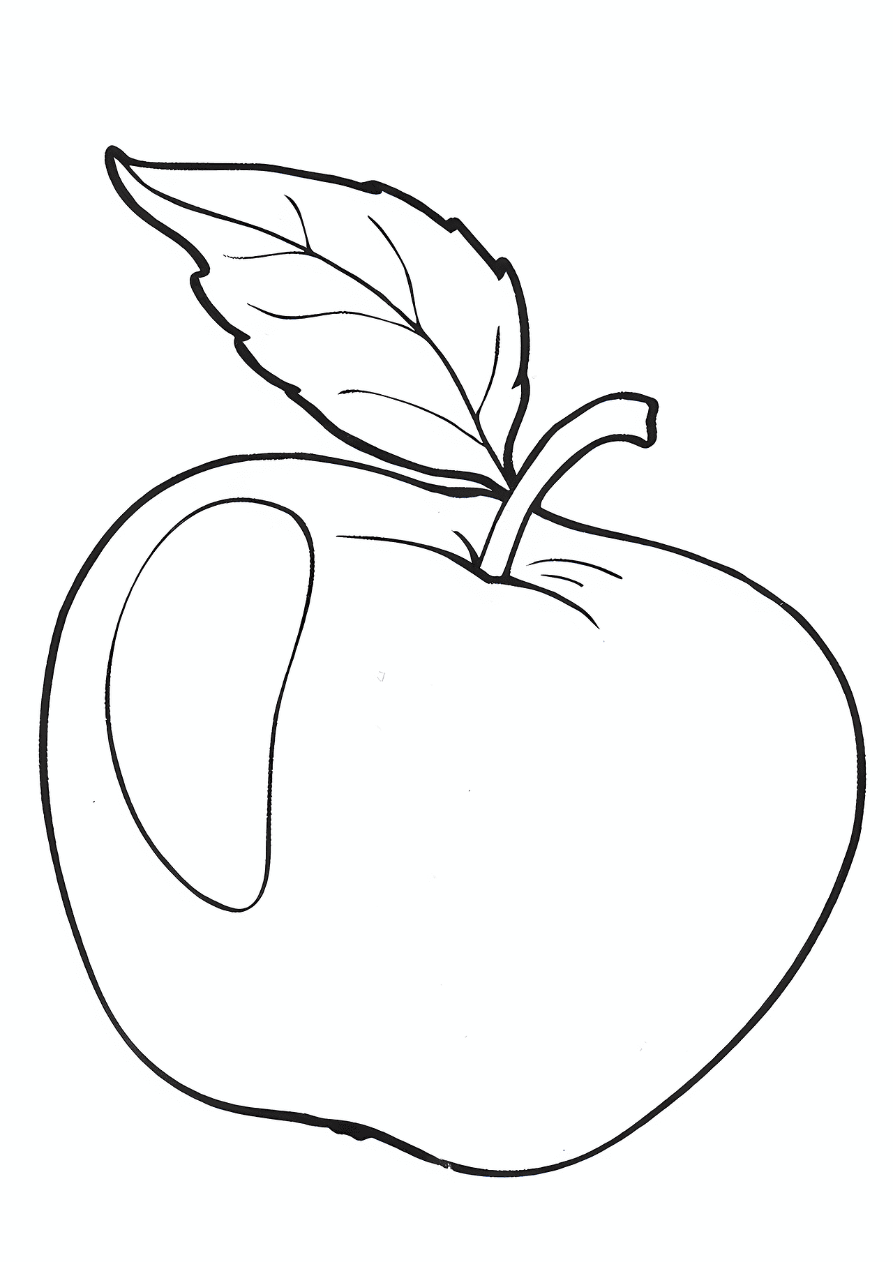 Apple Fruit Coloring Pages (Free PDF Printables)